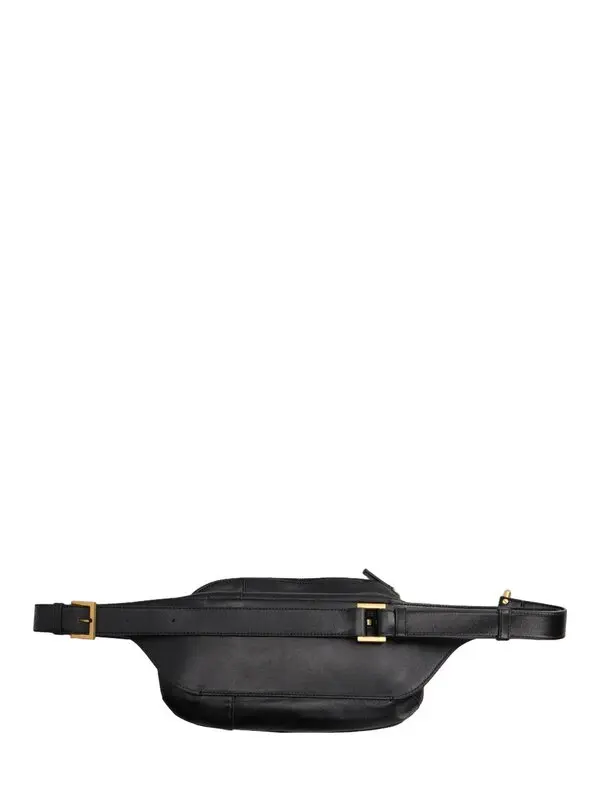 Versace Small Medusa Leather Belt Bag - Black