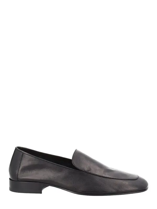 Dries Van Noten Leather Loafers - Black