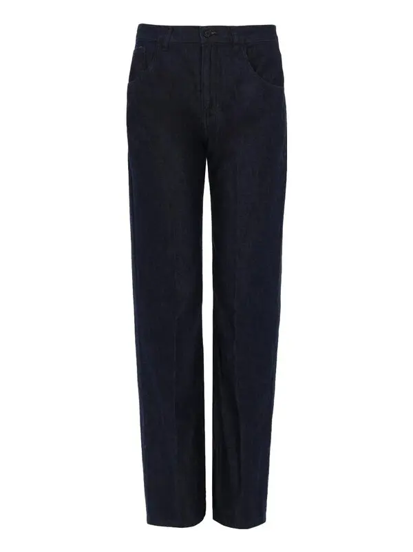 Aspesi Regular Fit Cotton Trousers - Denim