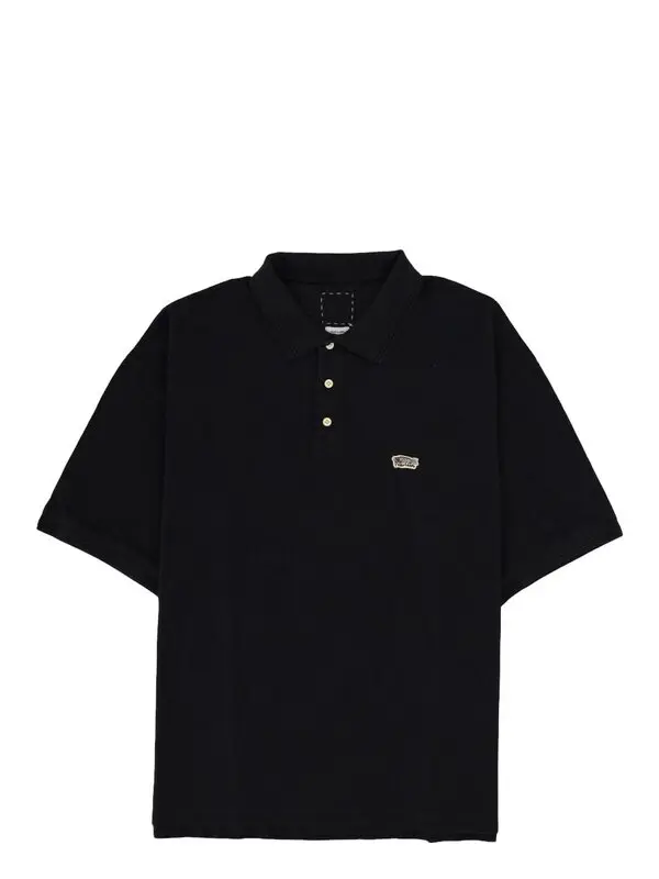 Visvim Polo With Patch Detail - Black