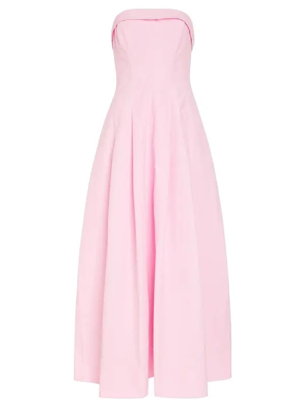 Simkhai Avril Strapless Maxi Dress - Pink