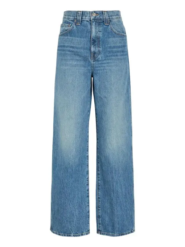 Khaite Bonnie Straight-leg Jeans - Denim