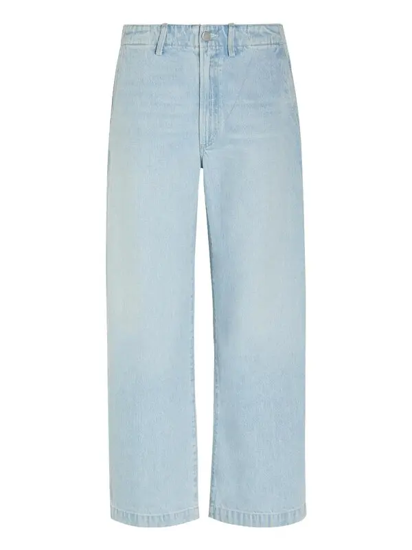 AGOLDE X Maria Mcmanus Wide-leg Jeans - Light Blue