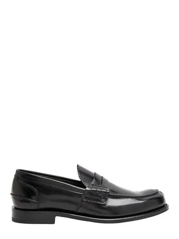 Church's Pembrey Glossed Leather Loafers - Black