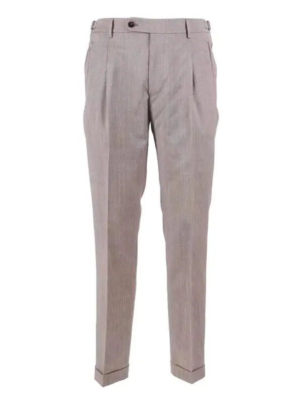 BERWICH Retrolong Pleated Tailored Trousers - Neutrals