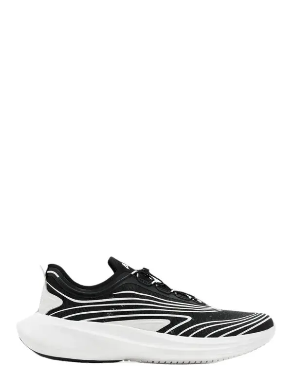 Apl Wave-print Toggle-fastening Sneakers - Black