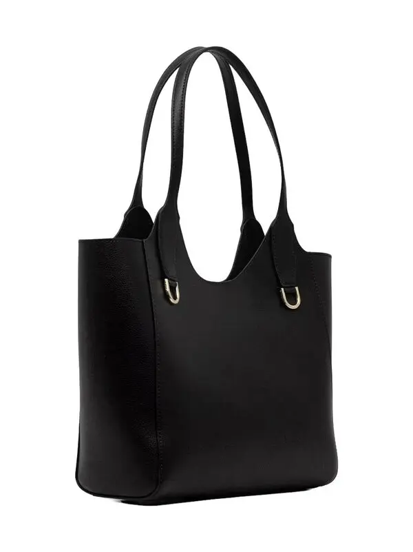 Furla Small Leather Tote Bag - Black