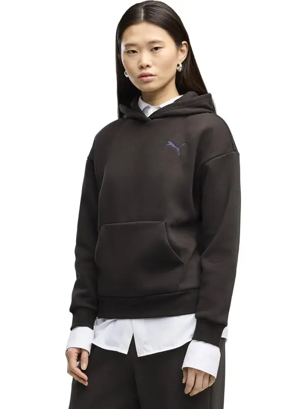 PUMA Elevated Essentials Fleece Hoodie - Black