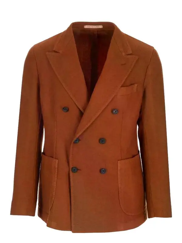 AL DUCA D’AOSTA 1902 Double-breasted Jacket - Brown