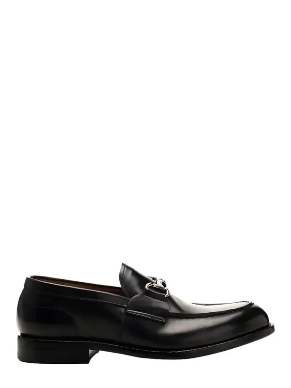 AL DUCA D’AOSTA 1902 Horsebit Detail Loafers - Black