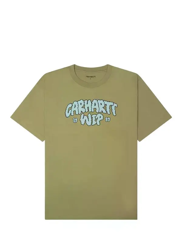 Carhartt Work In Progress Cloud Script T-shirt - Green