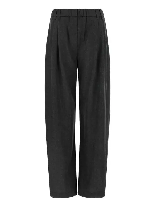 Brunello Cucinelli Monile Double-pleat Trousers - Grey
