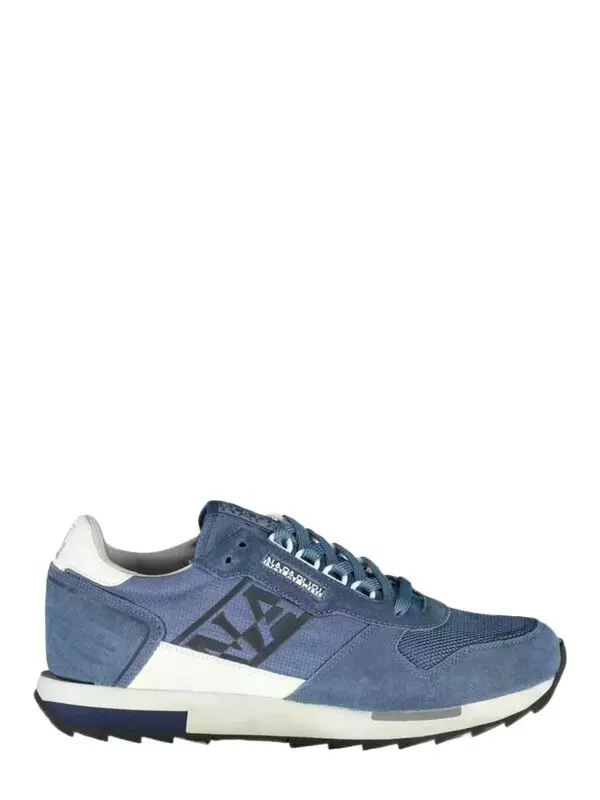 NAPAPIJRI Race Suede-panelled Sneakers - Blue