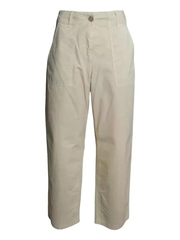 Momoni Straight-leg Trousers - Neutrals