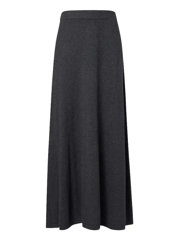 LISA YANG Adrienne Midi Skirt - Grey