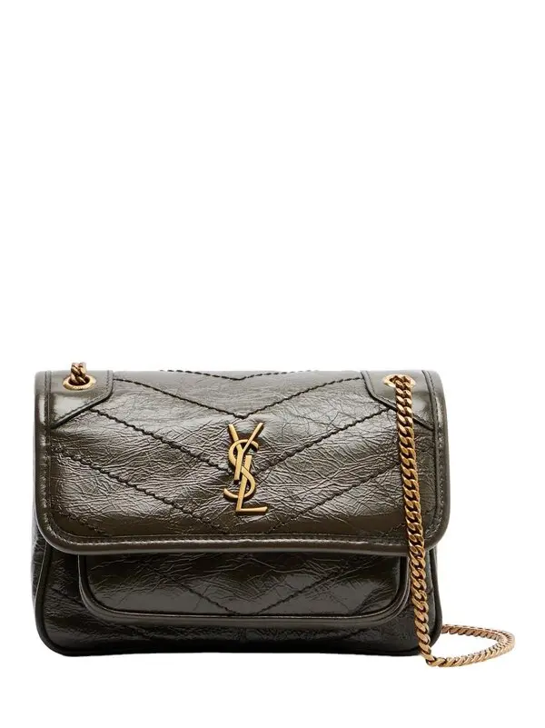 Saint Laurent Niki Mini Shoulder Bag - Grey