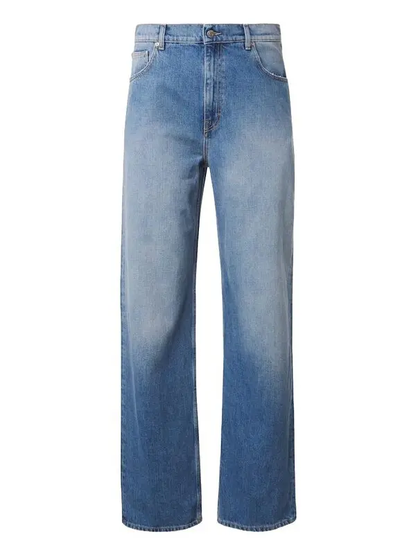 Calvin Klein Faded Straight Jeans - Blue