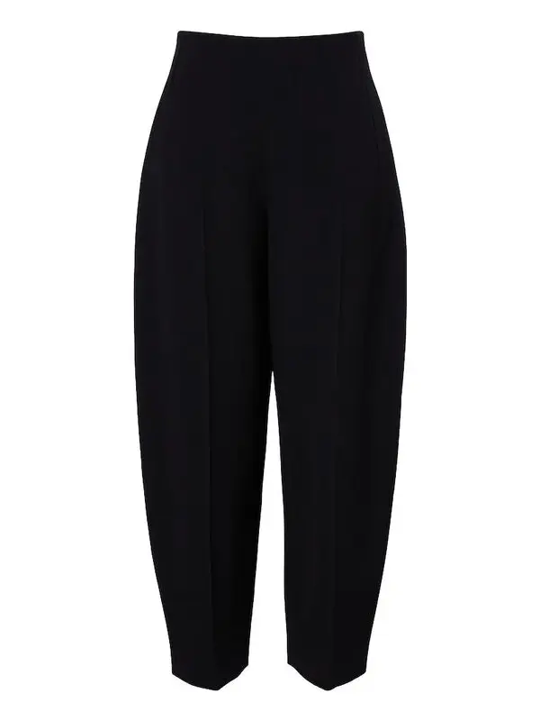 FFORME Yvette Barrel-leg Pants - Black
