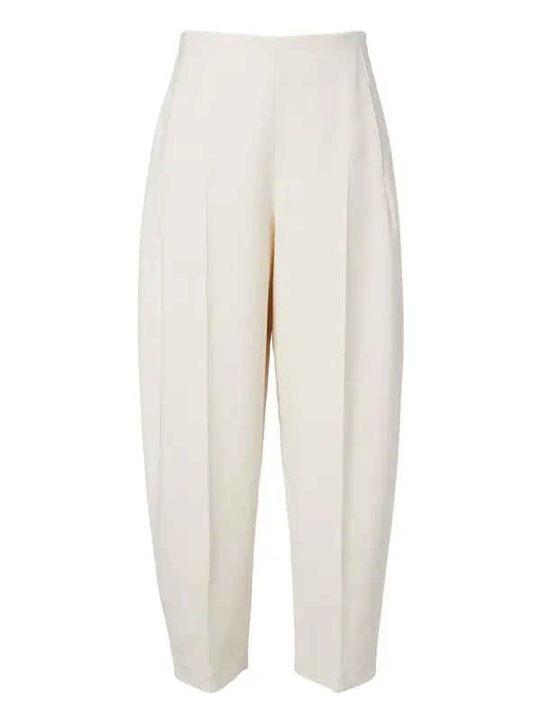 FFORME Yvette Barrel-leg Pants In Cream - White