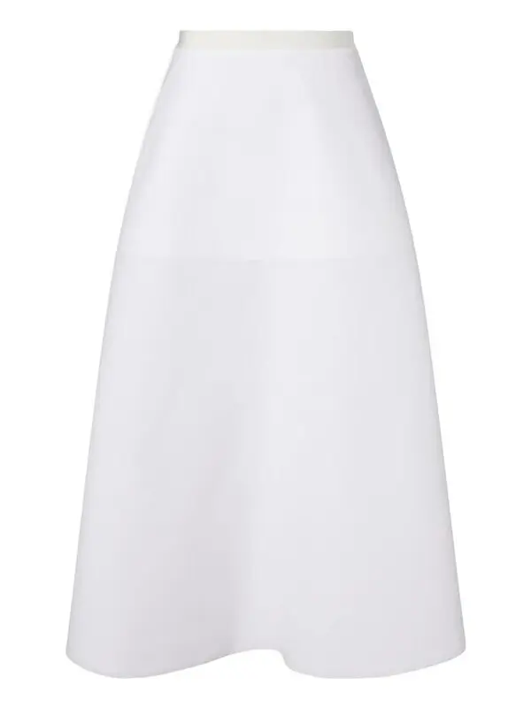 FFORME Deeta Cotton Maxi Skirt - White