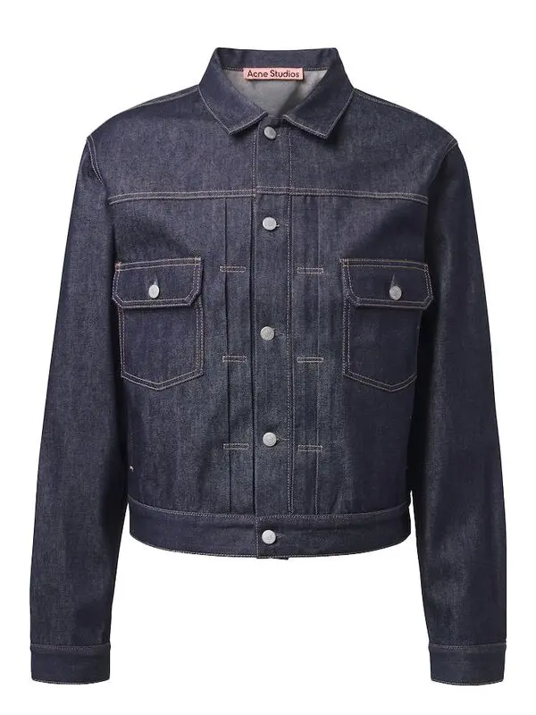 Acne Studios Indigo Denim Jacket - Blue