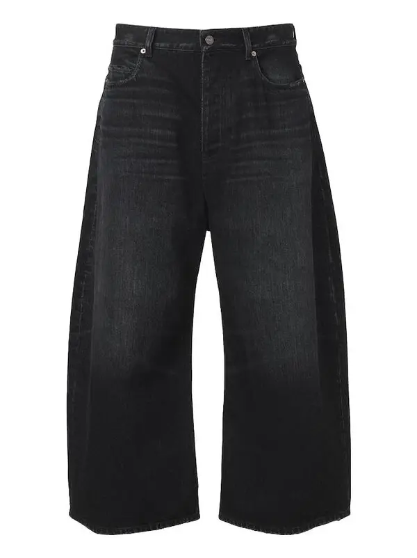 Balenciaga Barrel Leg Jeans - Black