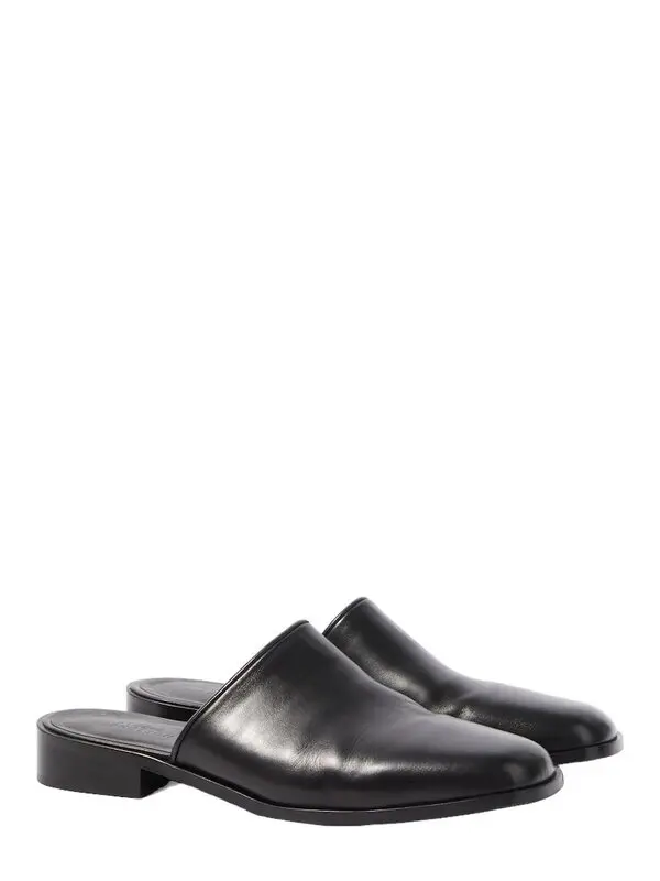 Studio Nicholson Barlow Leather Mules - Onyx