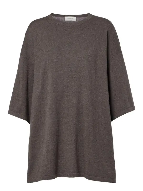 LISA YANG Agnette Cotton And Cashmere Sweater - Brown