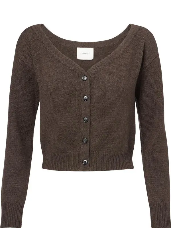 LISA YANG Beata Cashmere Cardigan - Brown