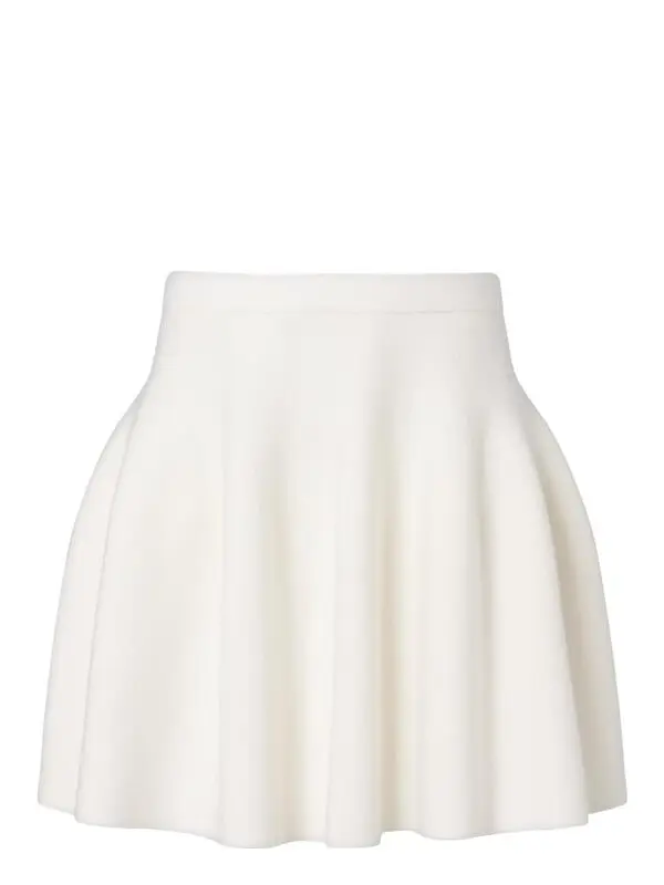 LISA YANG Cashmere Miniskirt - White