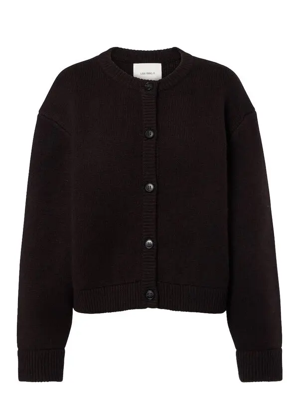 LISA YANG Emmylou Cashmere Cardigan - Brown