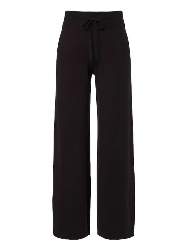 LISA YANG Sofi Cashmere Wide-leg Pants - Brown