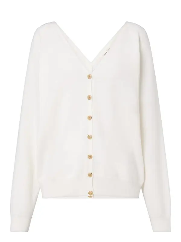 LISA YANG Jiani Cashmere Cardigan - White