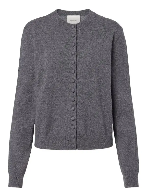 LISA YANG Wilona Cashmere Cardigan - Grey