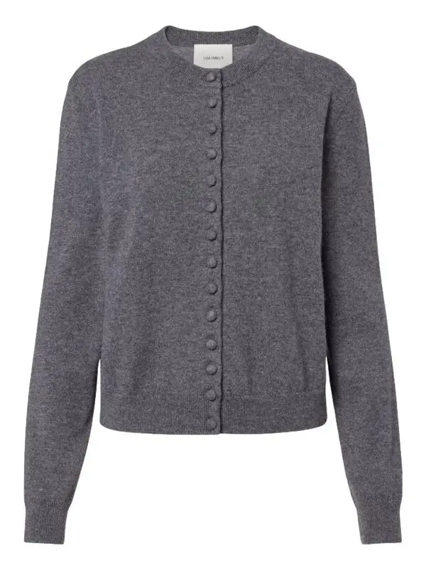 LISA YANG Wilona Cashmere Cardigan - Grey