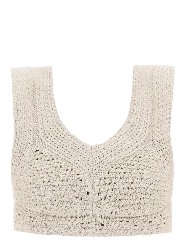 Bottega Veneta Crochet Bra - No