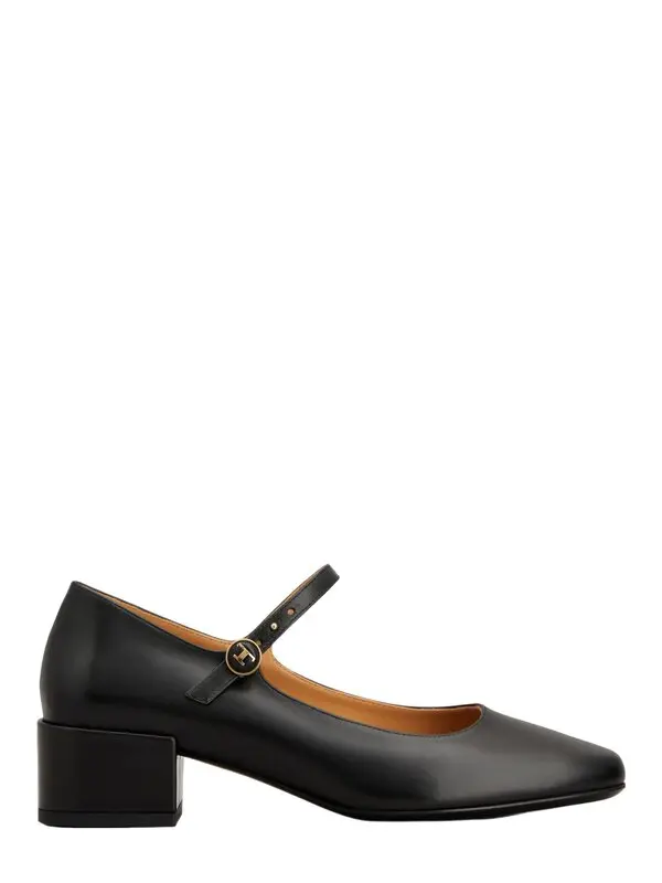 TOD'S Mary Jane Pumps - Black