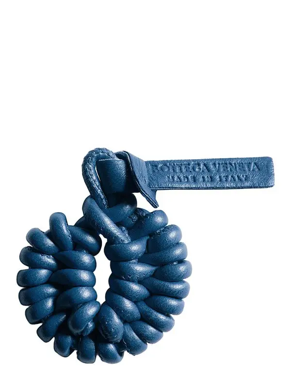 Bottega Veneta Seashell Knot Shoe Charm - Cookie Blue