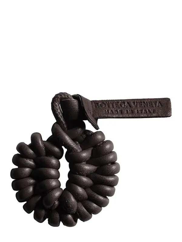 Bottega Veneta Seashell Knot Shoe Charm - Espresso