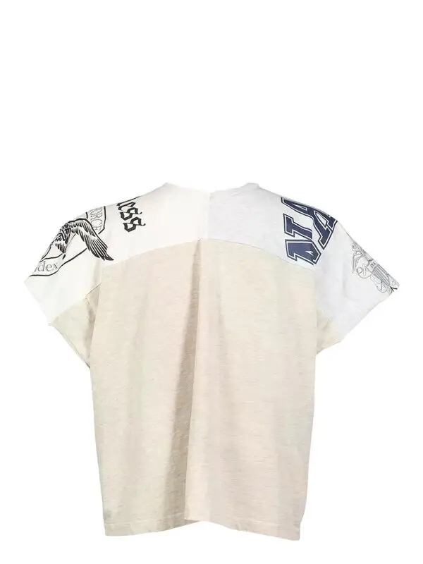 PROTOCOL INDEX Graphic-print T-shirt - Neutrals