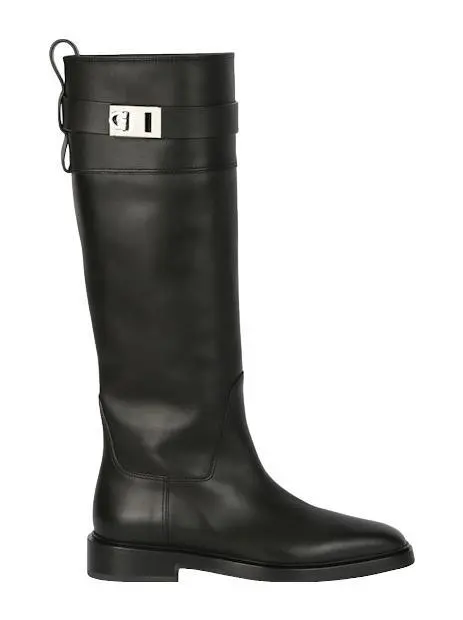 FERRAGAMO Bugo Knee-high Boots - Black