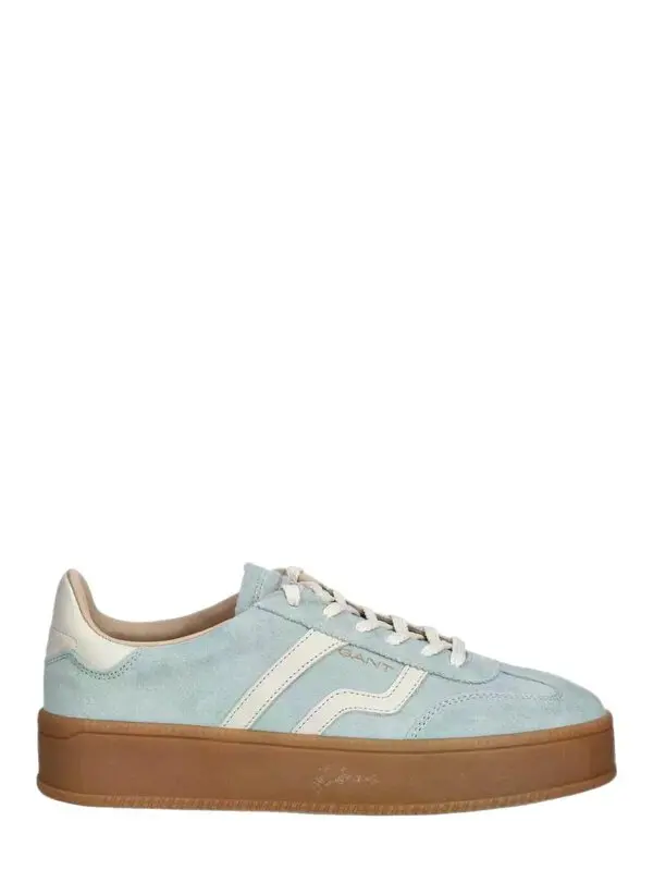 Gant Suede Platform Sneakers - Blue
