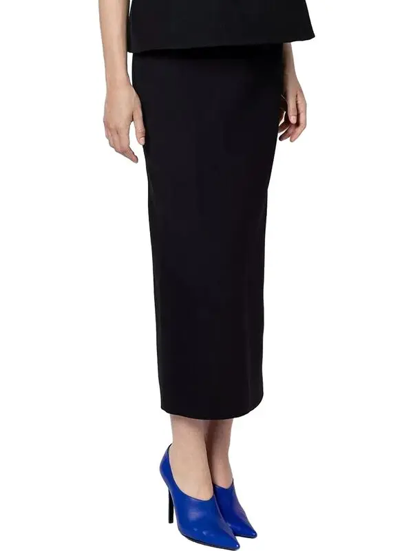 ROKSANDA Amel Contrast-panel Skirt - Black