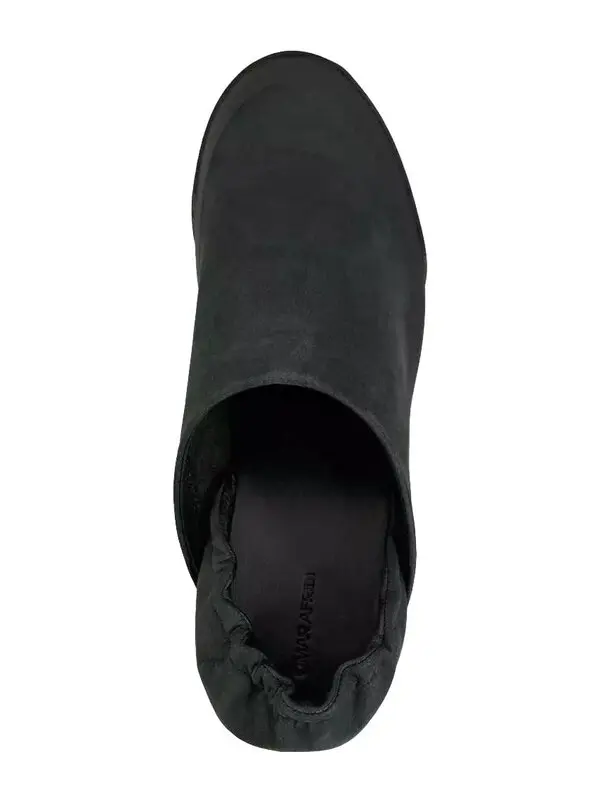 OMAR AFRIDI Nubuck Boat Shoes - Black