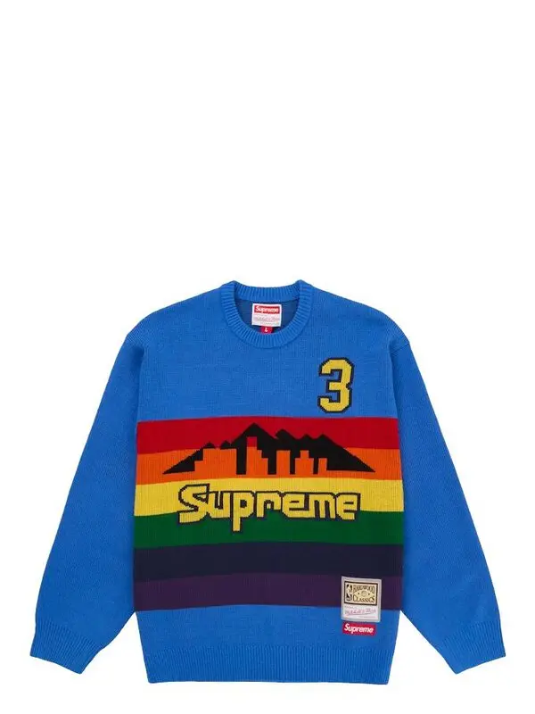 Supreme Mitchell & Ness Teams Sweater - Royal