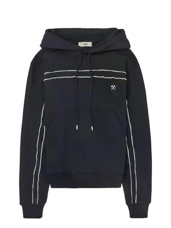 GMBH Contrast-piping Hoodie - Black