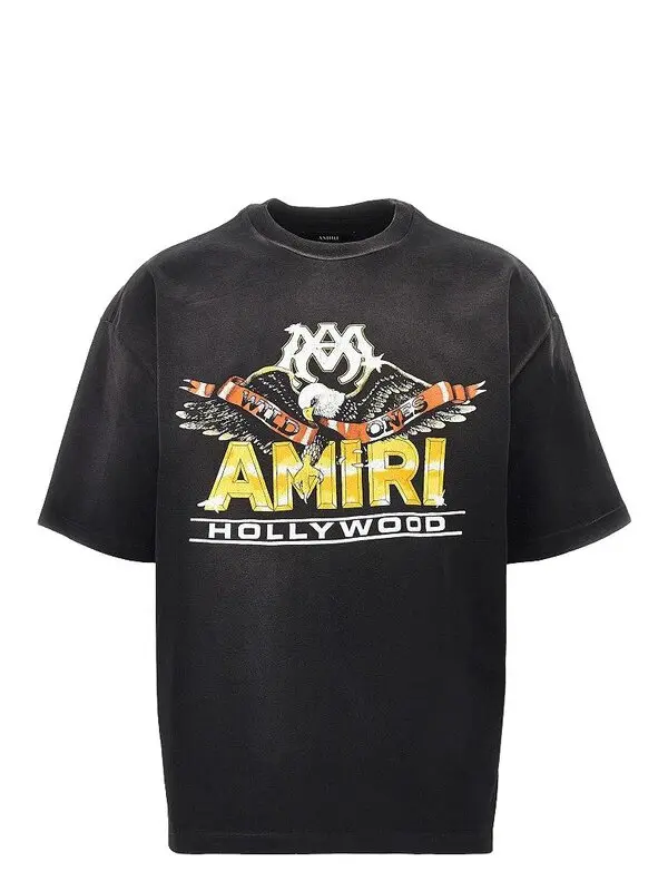 Amiri Ma Eagle' Overized T-hirt - Black