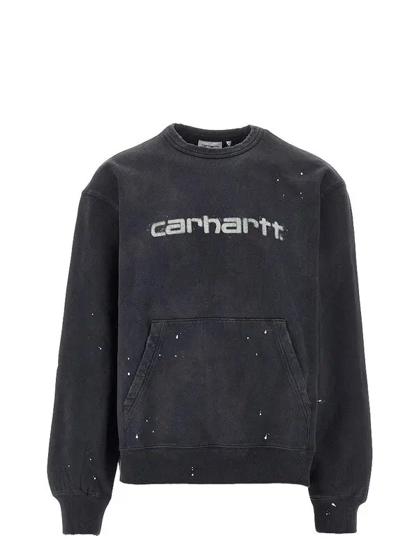 Carhartt Work In Progress Painter' Crewneck Weathirt - Black