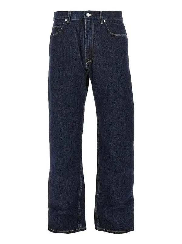Fendi Dark Wash Regular Fit Jeans - Blue