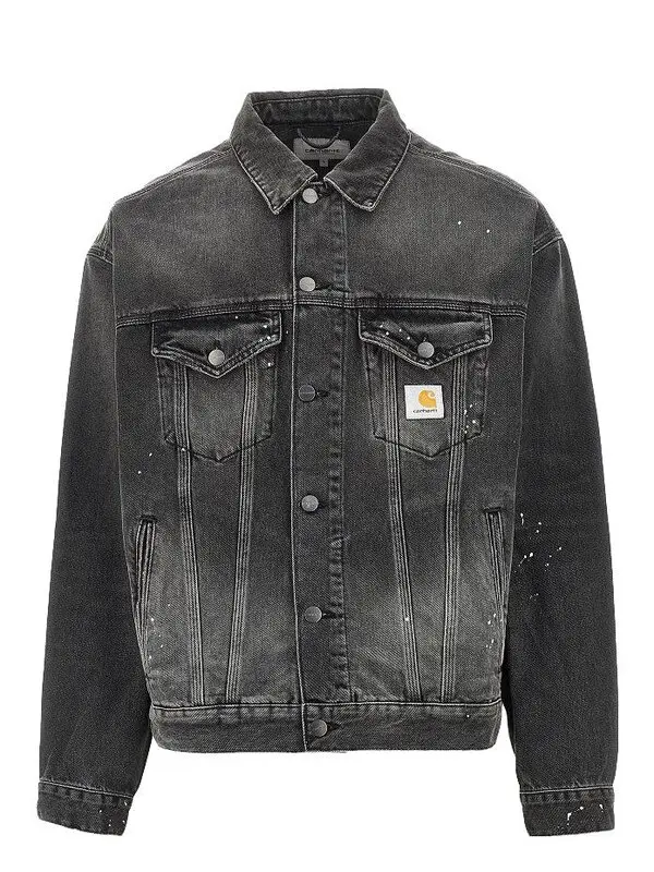 Carhartt Work In Progress Helton Denim Jacket - Black